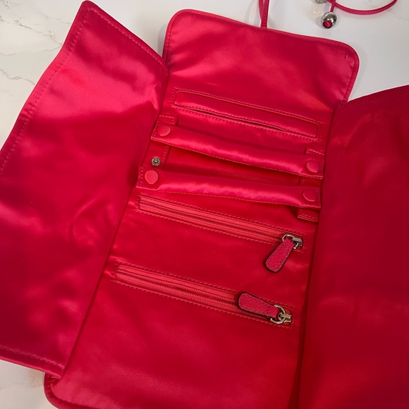 Coach | Bags | New Coach Pink Jewelry Roll Travel Bag | Poshmark